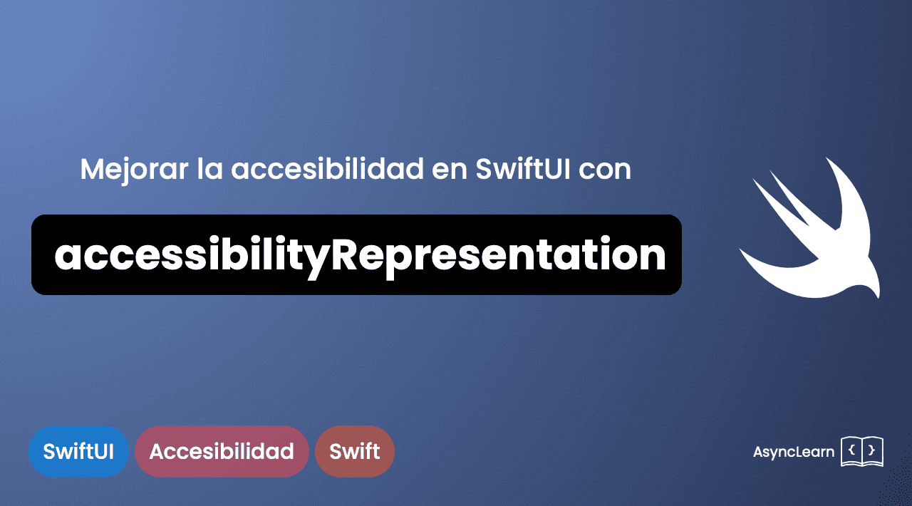 Mejorar la accesibilidad en SwiftUI con accessibilityRepresentation ... Mejorar la accesibilidad en SwiftUI con accessibilityRepresentation ...