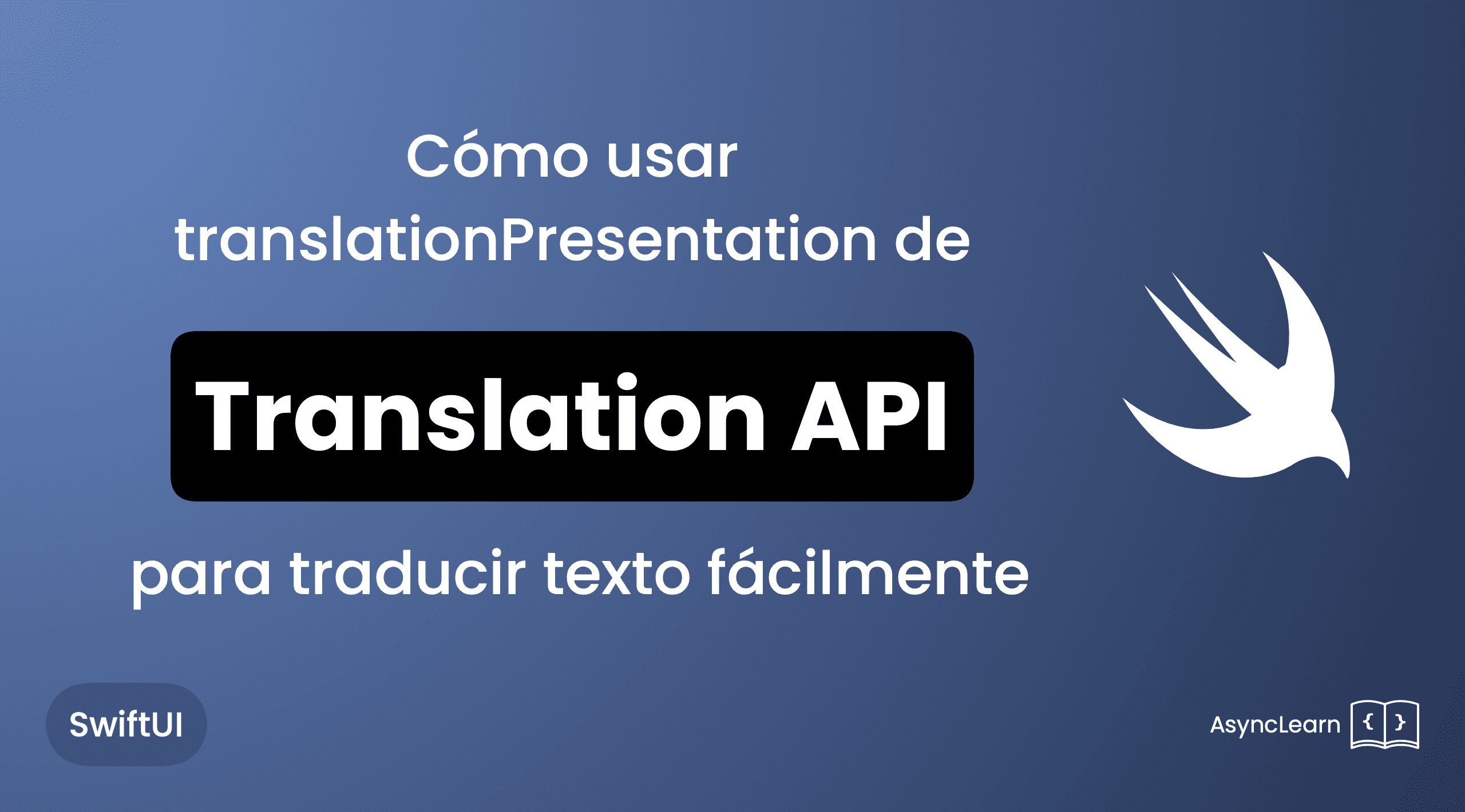 Cómo usar translationPresentation de Translation API para traducir ...