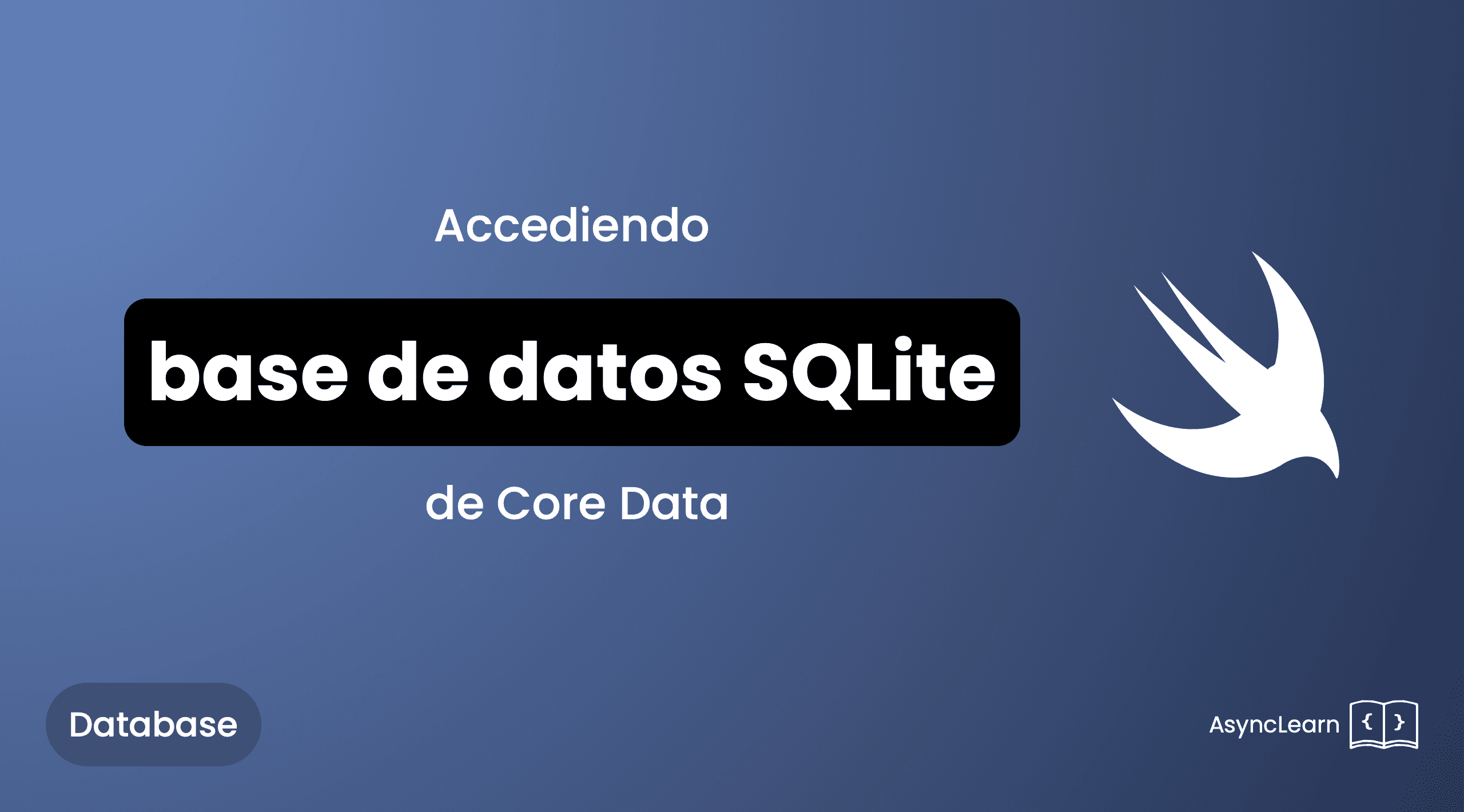 Accediendo base de datos SQLite de Core Data | AsyncLearn